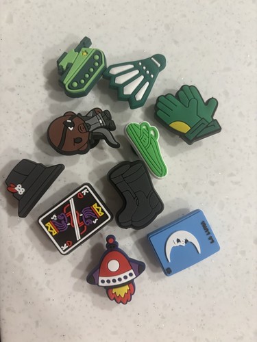 RANDOM CROC JIBBITZ SHOE CHARM 10 PK | eBay