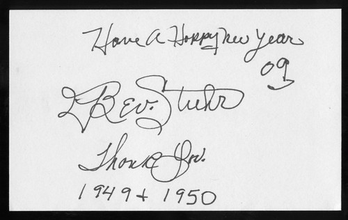Beverly Bev Stuhr signed autograph 3x5 index card AAGPBL Baseball ...