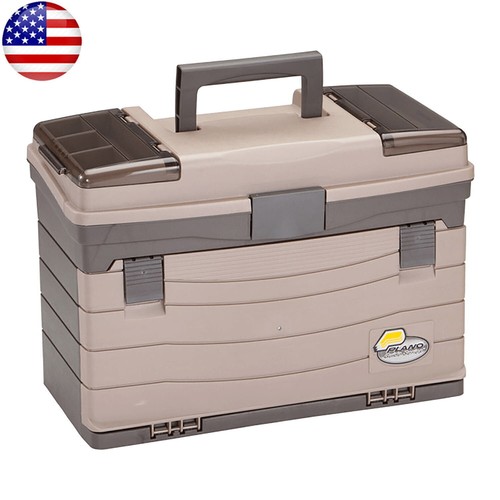 4 Drawer Tackle Box Fish Large Locking Latch Different Sized Trays ...