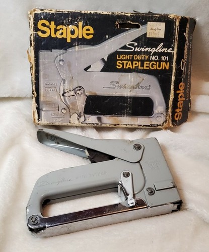 Vintage Swingline Light Duty Staple Gun #101/2bp Hand Stapler Tacker ...