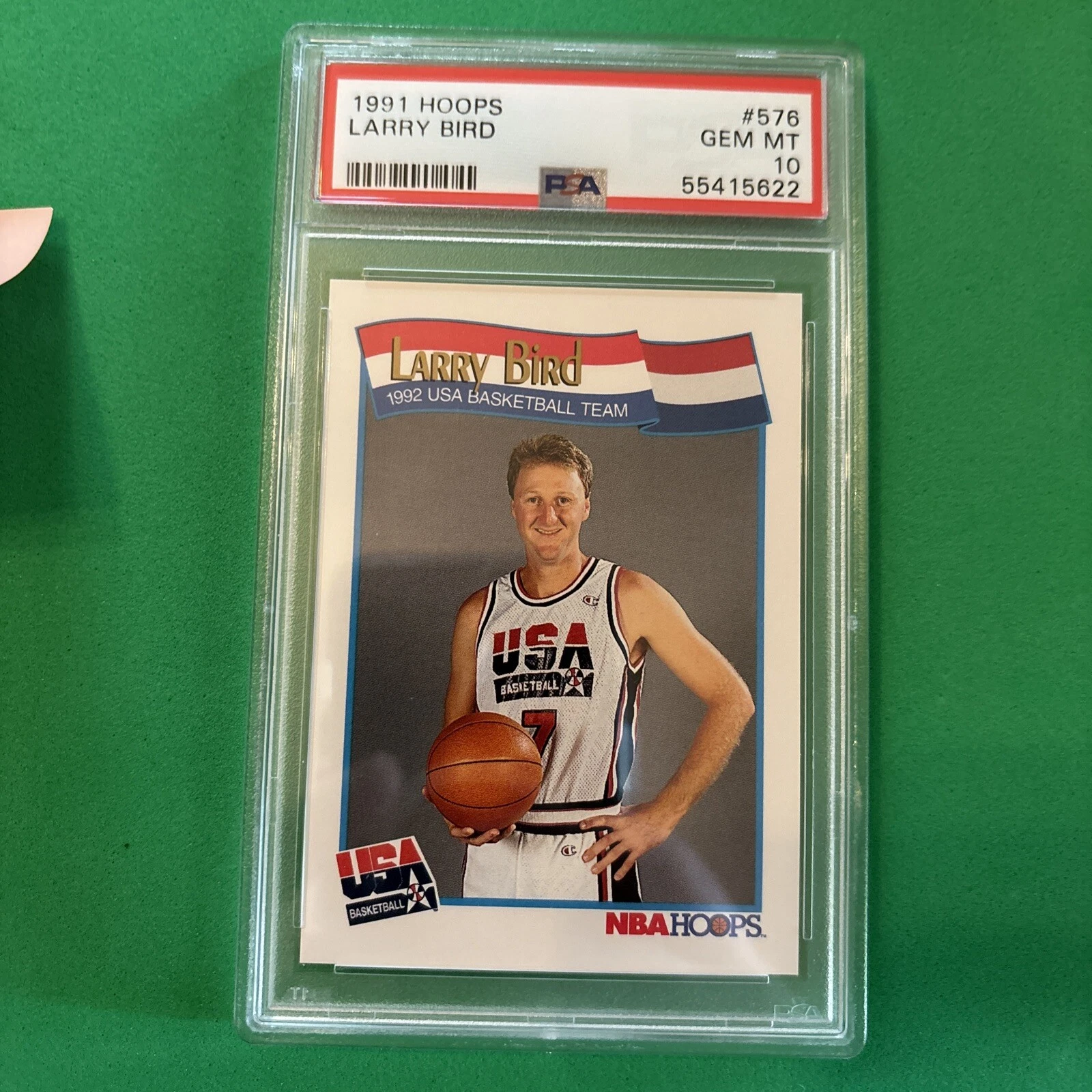 Larry Bird 1991 Hoops #576 USA Basketball PSA 10 Price Guide - Sports ...