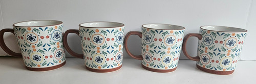 Mesa Mia CHAPALA by Jenny Martinez Mexican Style Stoneware Coffee Mugs ...