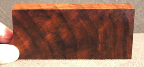 PREMIUM-Stabilized Curly Black Walnut Block Blank Knife & Pistol Handle ...