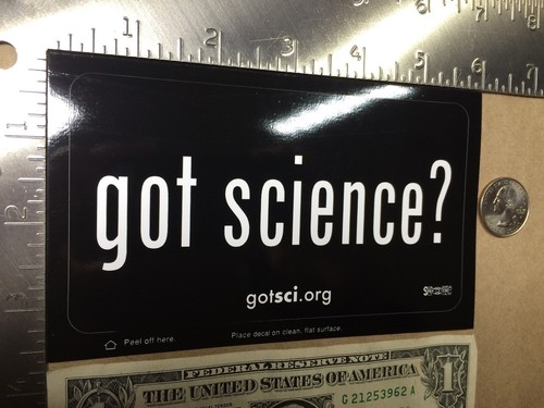 got science? Bumper Sticker Decal Union of Concerned Scientists | eBay