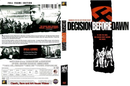 Decision Before Dawn ~ DVD ~ Oskar Werner (1951) 24543238812 | eBay