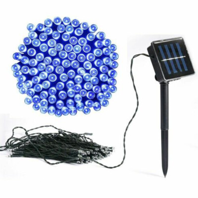 Blue Solar Lights in Outdoor String Lights for sale | eBay UK