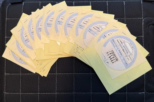 JDM Authentic Parking Permit Stickers Decals from Japan New | eBay