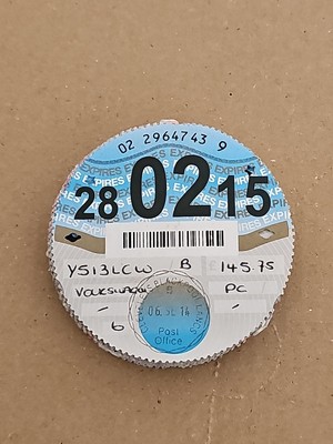 Original Tax Disc for sale | eBay
