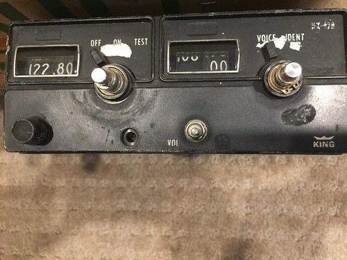 KING Navcom System KX-170 serial #2206 | eBay