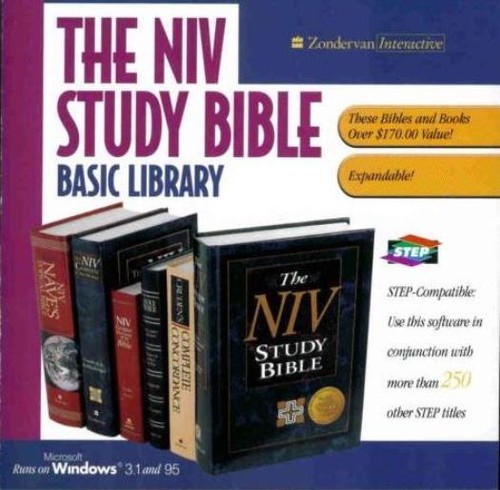 The NIV Study Bible: Basic Library w/ Manual PC CD religious research ...