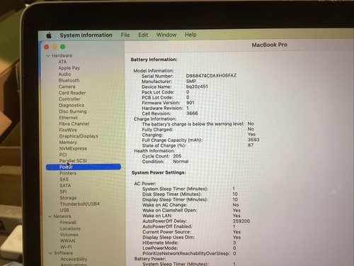 Apple MacBook Pro 2017 13" A1708 i5-7360U 2.3GHz 8GB DDR3 256GB SSD ...