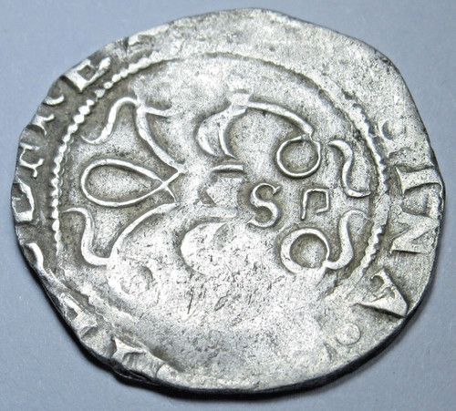 1400's-1500's Ferdinand Isabella Spanish Silver 1/2 Reales Antique ...