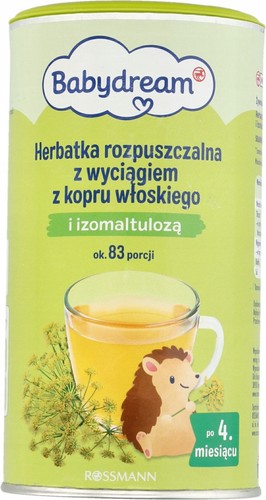 BABYDREAM Tea for babies FENNEL From the 4th month -ORGANIC-FREE SHIP ...