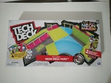 Tech Deck Neon Mega Park X Connect Creator Glow Dark Customizable Ramp ...