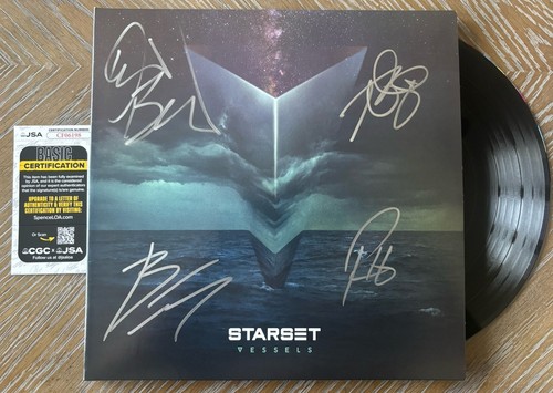STARSET SIGNED VESSELS vinyl lp record Dustin Bates +3 JSA COA | eBay