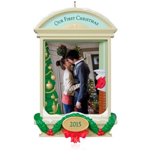 Hallmark 2015 Our First Christmas Photo Frame Ornament | eBay