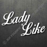 Lady Driven Vinyl Bumper Sticker Decal Sport Car Truck SUV Van Girl ...