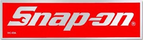 2 Licensed Snap On Tools Logo Stickers / w Chrome Style Border 3 x 1 ...