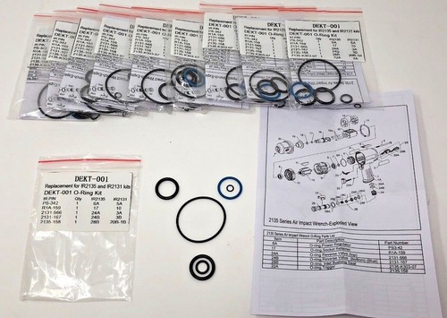 Ingersoll Rand O-Ring Kit for IR2135, IR2131 Impact Wrenches 10 PACK | eBay
