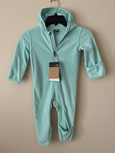 NEW THE NORTH FACE BABY GLACIER ONE PIECE BRIGHT FOAM SZ. 12-18 MONTHS ...