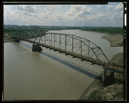 Fort Keogh Bridge,Spanning Yellowstone River,Miles City,Custer County ...