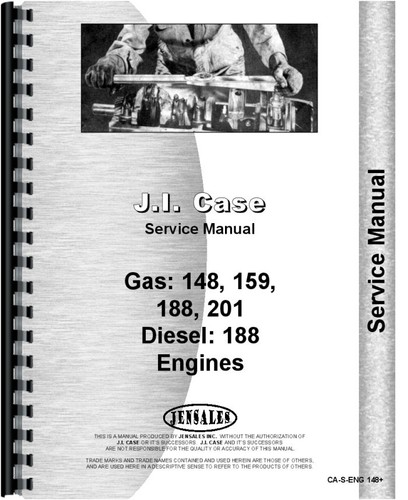 Case D188 G148 G159 G188 G201 Engine Service Manual (CA-S-ENG148+) | eBay