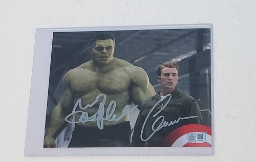 Mark Ruffalo / Chris Evans Duo Signed 8 x 10 SWAU Photo The Avengers | eBay