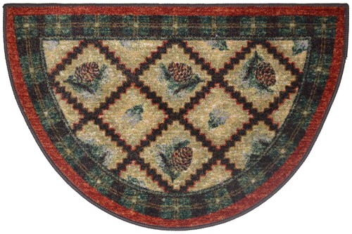 Pleasant Pine Accent Rug 19"x31" Wedge G | eBay
