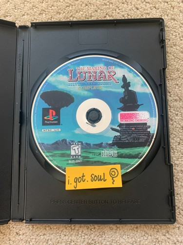 The Making of Lunar Silver Story Complete BONUS Disc PlayStation 1 PS1 ...