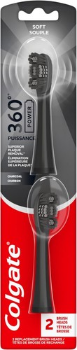 Colgate 360 Power Charcoal Battery Toothbrush, Black, 1 Pack | eBay