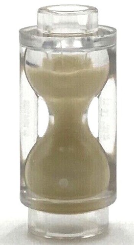 Lego New Trans-Clear Minifigure Utensil Hourglass with Molded Tan Sand ...