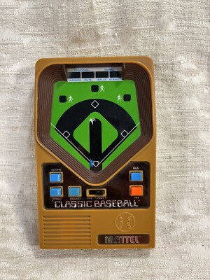 Classic Baseball Mattel (2001) Retro Handheld Games