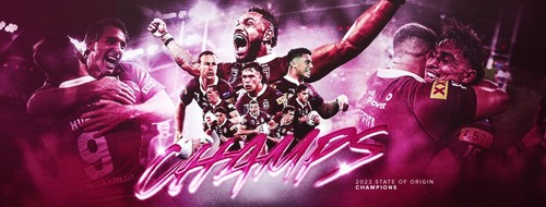 NRL RUGBY QLD MAROONS team poster,state of origin,BARGAIN,1 | eBay