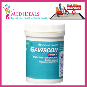 Gaviscon Advance Chewable 60 Tablets Peppermint - Where to Buy it at ...