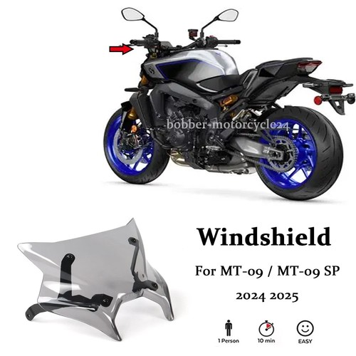 For Yamaha MT-09 SP 2024 25 Motorcycle Fairing Windshield Wind Screen ...