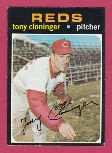 1971 Topps Baseball #218 Tony Cloninger - Cincinnati Reds | eBay