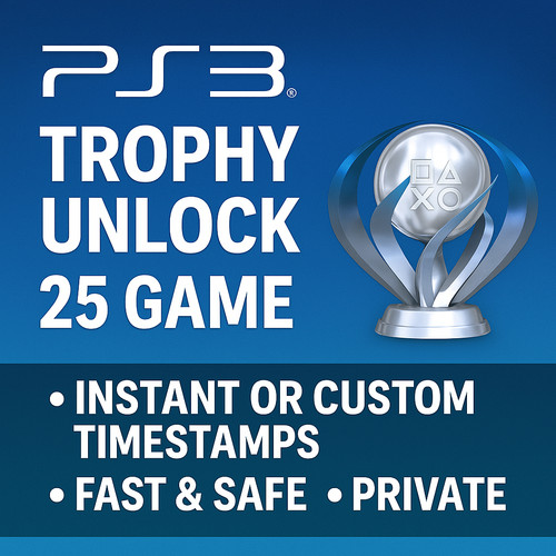 X25 | 🎮 PlayStation 3 | PS3 TROPHY SERVICE – YOUR SHORTCUT TO PLATINUM ...