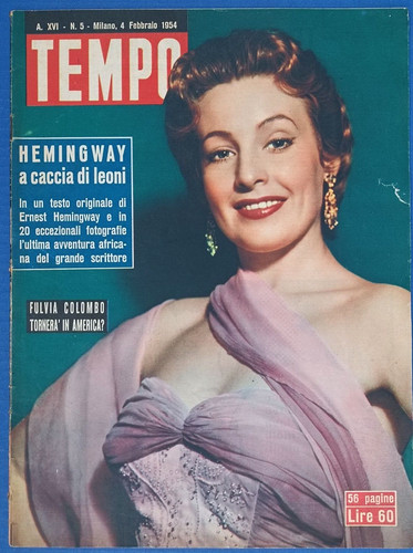 Fulvia Colombo Von R@R@ Wochenzeitschrift "Tempo" Jahre 50-12244 | eBay.de