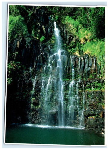 Waterfall Scene Landscape HI Postcard | eBay