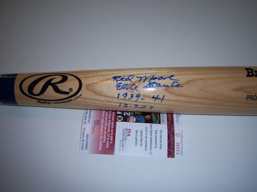 JAMES RED MOORE ELITE GIANTS NEGRO LEAGUES JSA/COA SIGNED BAT | eBay