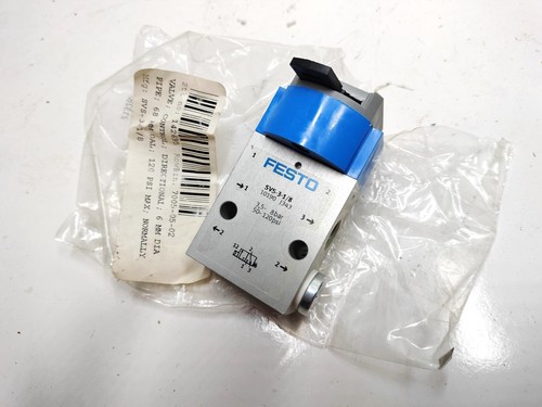 NEW - Festo SVS - 3 - 1/8 10190 1343 Front Panel Valve | eBay