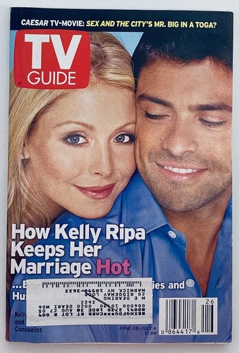 TV Guide Magazine June 28 2003 Mark Consuelos & Kelly Ripa NY Metro Ed ...