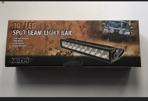 XTM 10" LED Spot Beam Light Bar. | eBay