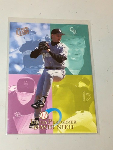 F41656 1993 Ultra Performers #7 DAVID NIED ROCKIES | eBay
