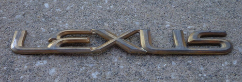 Lexus gold trunk emblem badge decal logo ES300 ES 300 RX300 RX 300 OEM ...