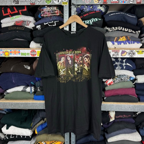 VINTAGE SYSTEM OF A DOWN 2002 EUROPEAN TOUR ROCK BAND T-SHIRT XL SOAD ...