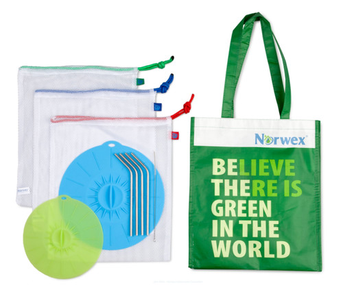 NEW Norwex "Pitch the Plastic Pack" BacLock. Sustainable Environmental ...