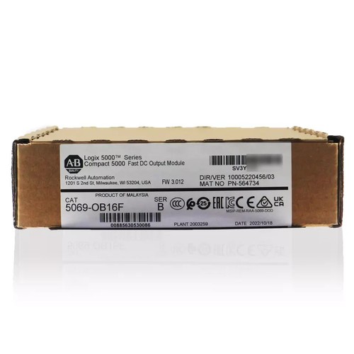 New Sealed Allen-Bradley 5069-OB16F Compact 5000 Fast I/O 24V DC Output ...