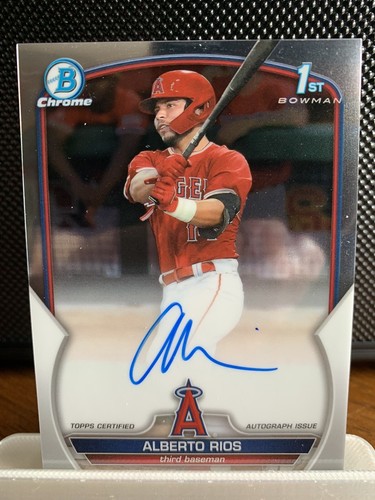 2023 Bowman Draft Chrome Alberto Rios 1st Prospect Auto Autograph #CDA ...