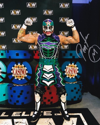 PENTAGON JR PENTA ZERO MIEDO SIGNED AUTO 8X10 PHOTO AAA CMLL LUCHA AEW ...